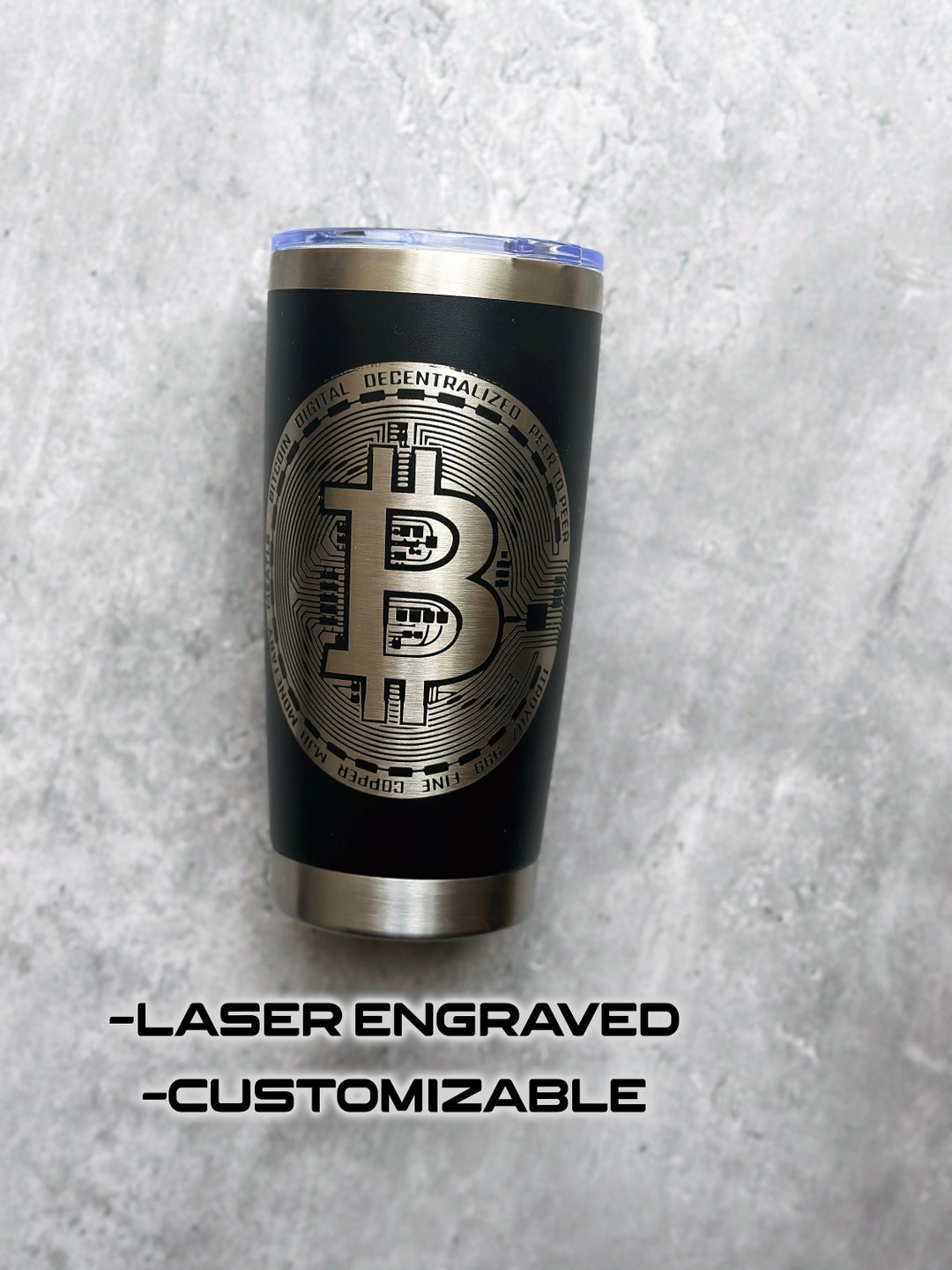 Bitcoin Gift, Bitcoin Tumbler, Crypto Gifts, Bit Coin Travel Mug - Etsy