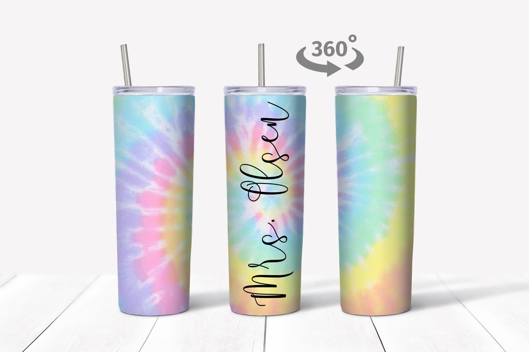 Tie Dye Tumbler, Custom Tie Dye Tumbler, Tumbler for Girls, Gift for ...