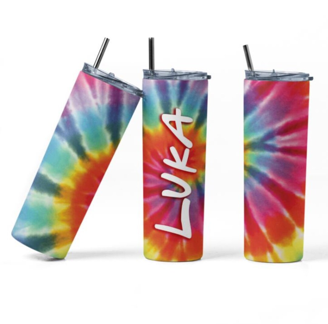 Tie Dye Tumbler, Custom Tie Dye Tumbler, Tumbler for Girls, Gift for ...