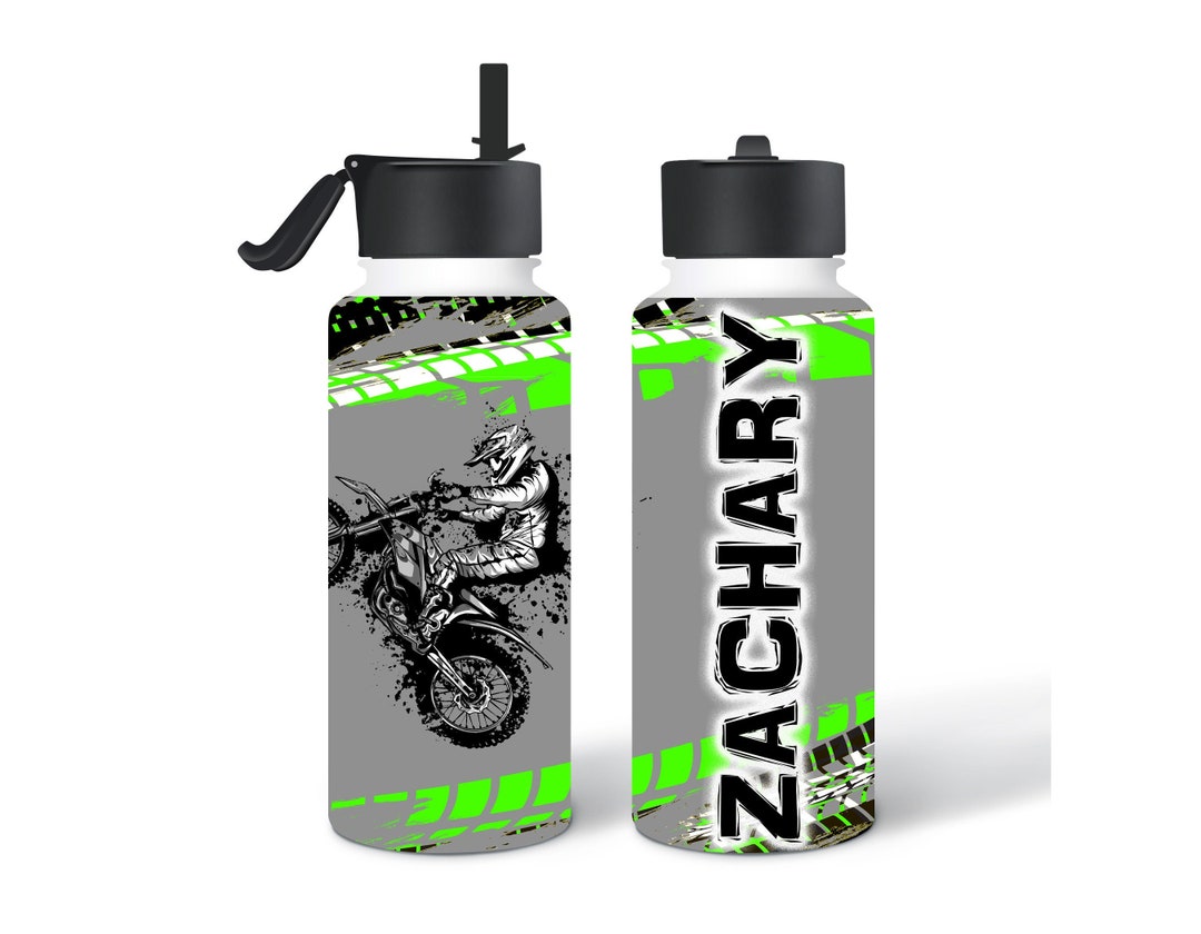 Dirt Bike Gift, Custom Dirt Bike Water Bottle for Boys, Gift for Boy ...