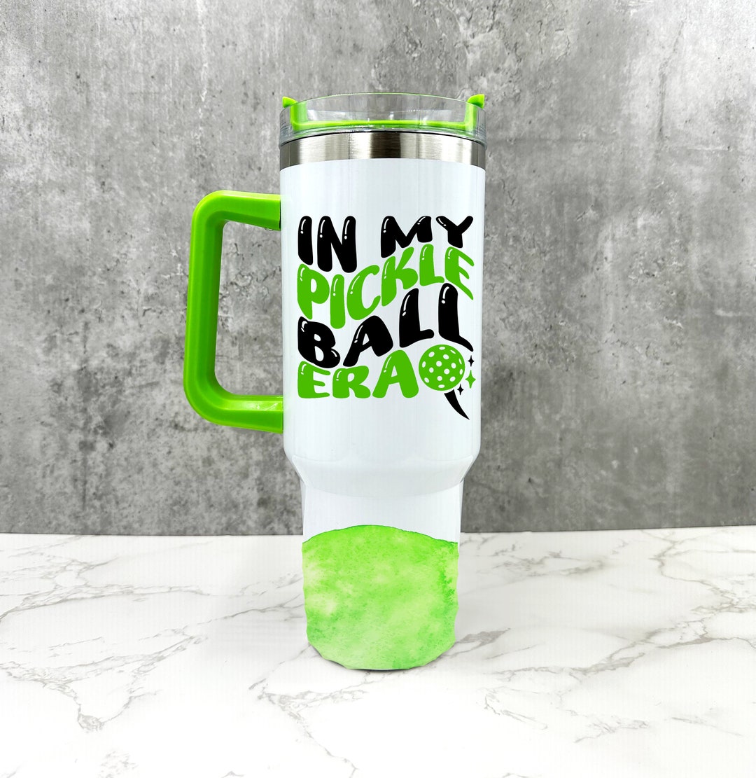 Pickleball Tumblers, Custom 40oz Insulated Cup for Pickleball Player ...