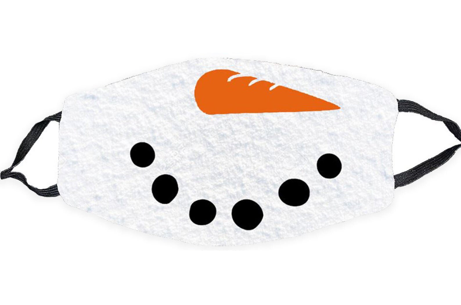 Snowman Mask With Filter Included Snowman Mouth Face Mask - Etsy