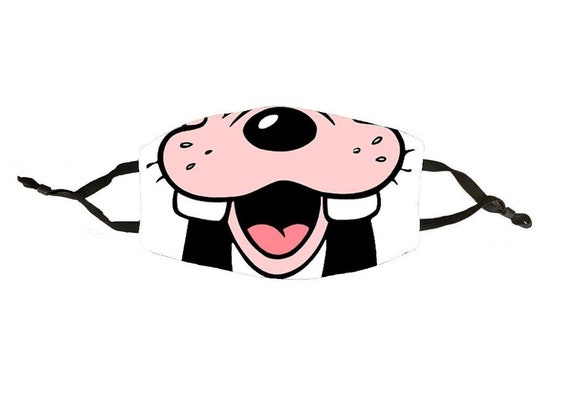 Goofy Mouth Mask With Filter Included Goofy Face Mask | Etsy