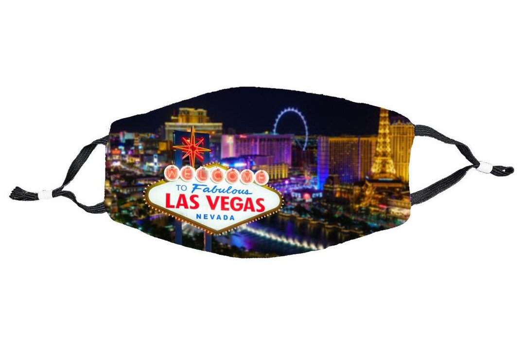 Vegas Mask With Filter Included, Las Vegas Mask, Mask for Las Vegas ...