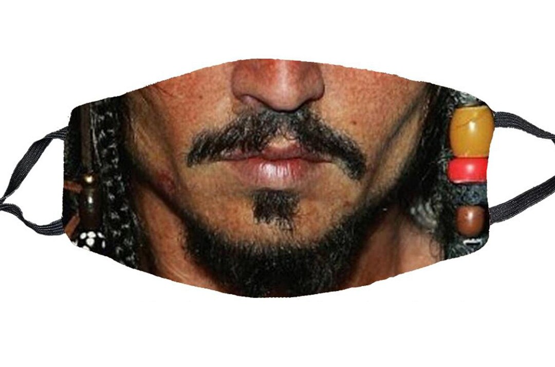 Pirate Mask With Filter Included, Pirates of the Carribean Mask, Jack ...