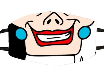 Cruella Deville Mask With Nose Bridge - Etsy Canada