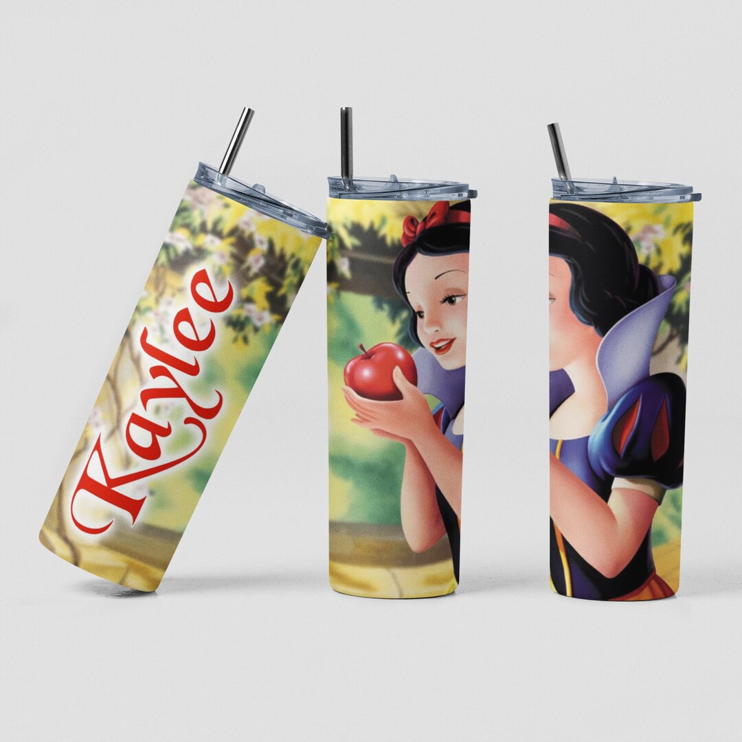 Snow White Tumbler, Custom Disney Princess Gift, Custom Snow White ...