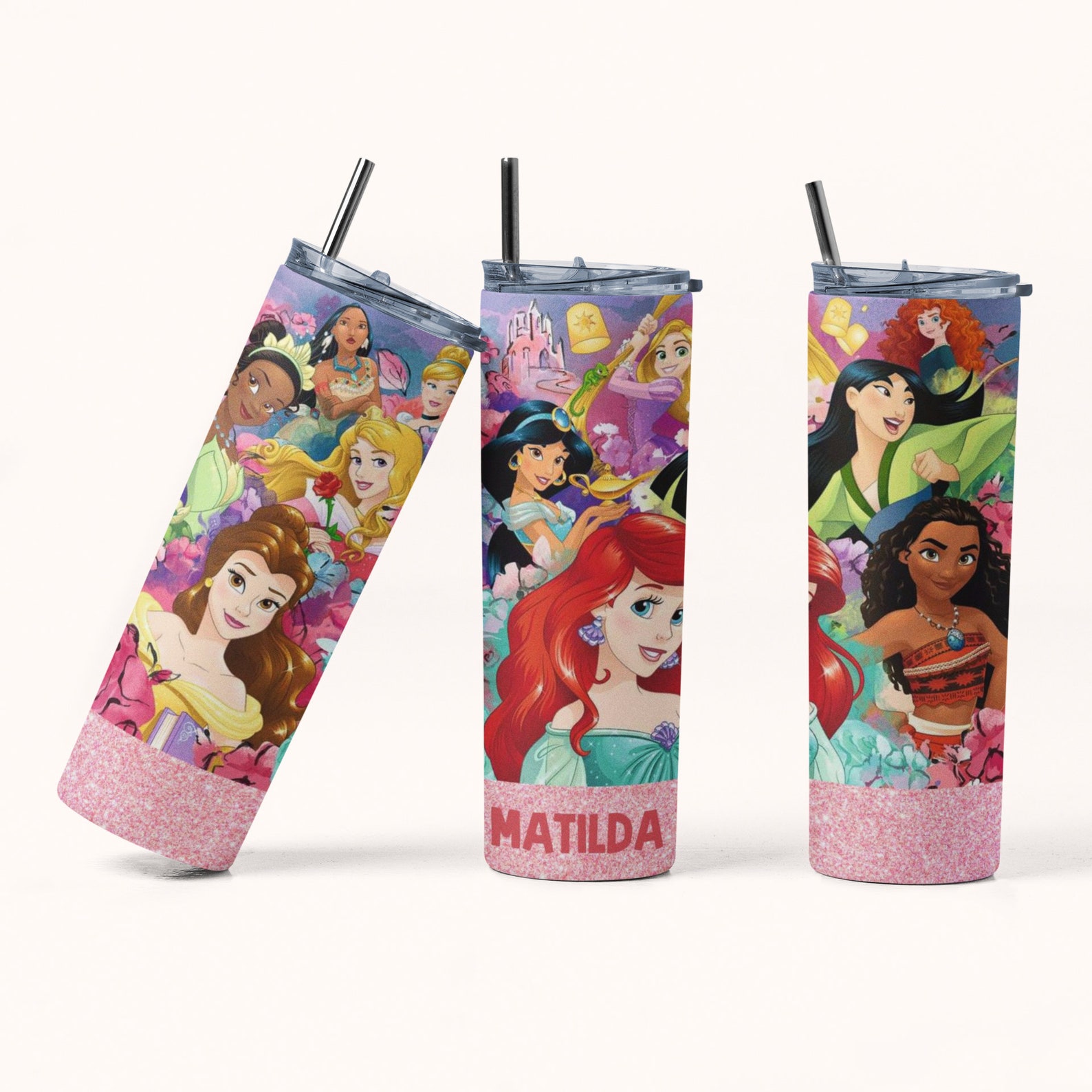 Custom Disney Princess Tumbler Custom Disney Princess Gift - Etsy