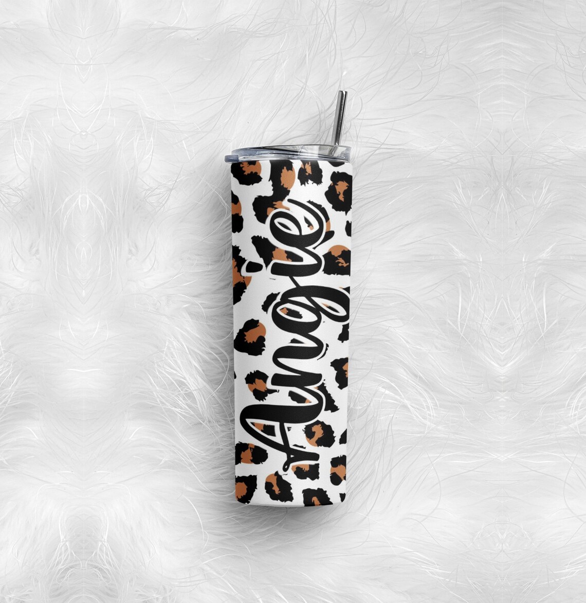 Custom Leopard Print Tumblers Personalized Insulated Tumbler - Etsy