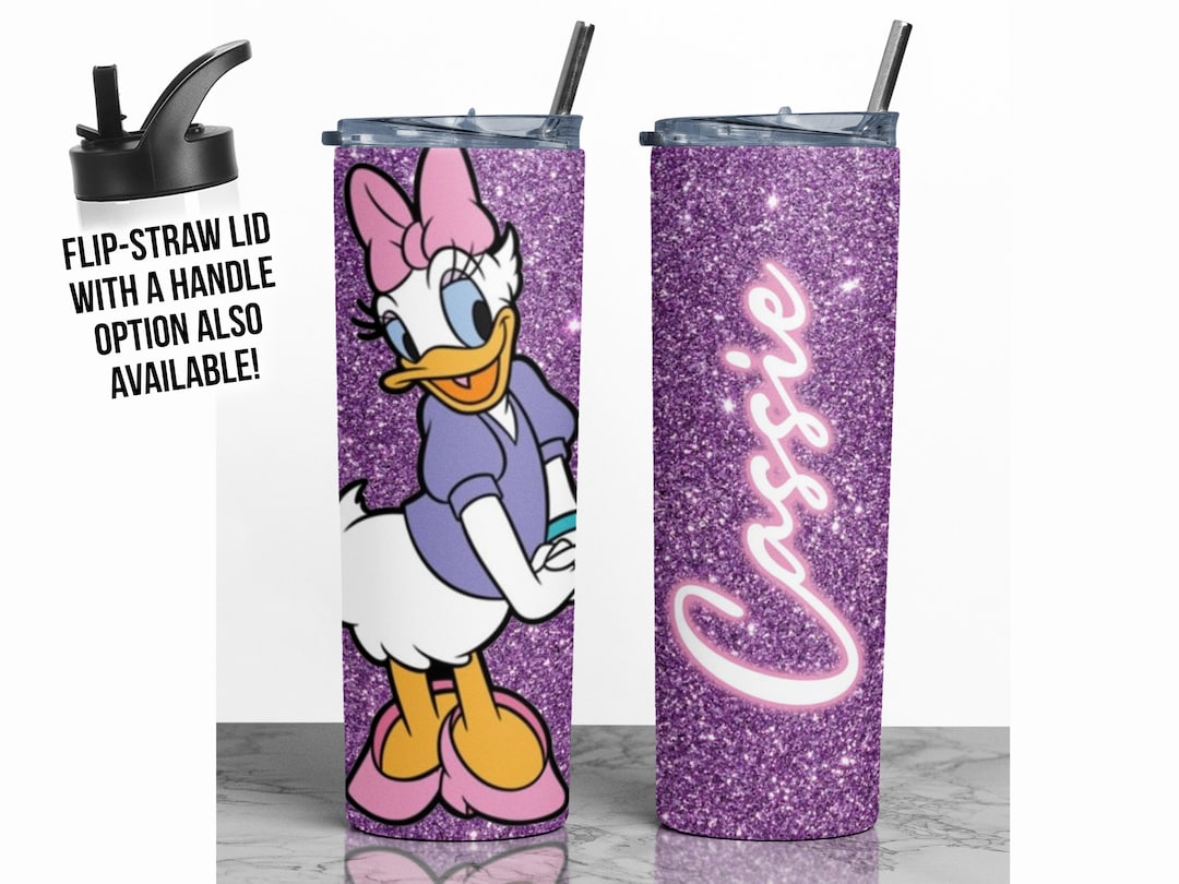Daisy Tumbler, Personalized Daisy Duck Tumblers, Custom Disney Gift for ...