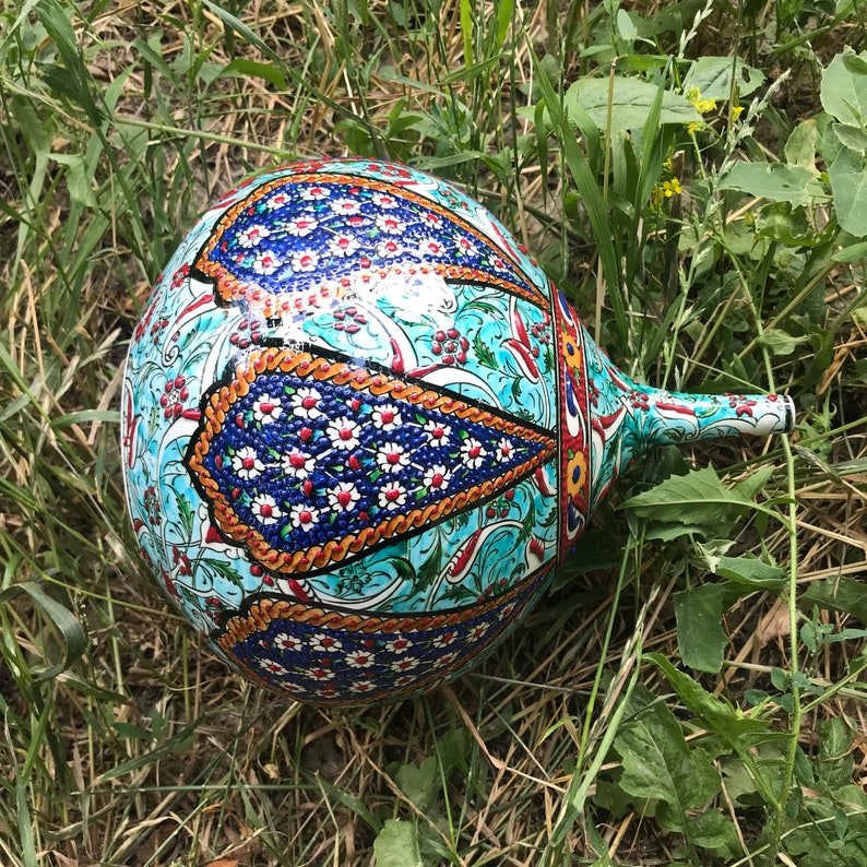 Handmade Ceramic Fig Vase, Ottoman Style Turkish Ceramic Vase ...