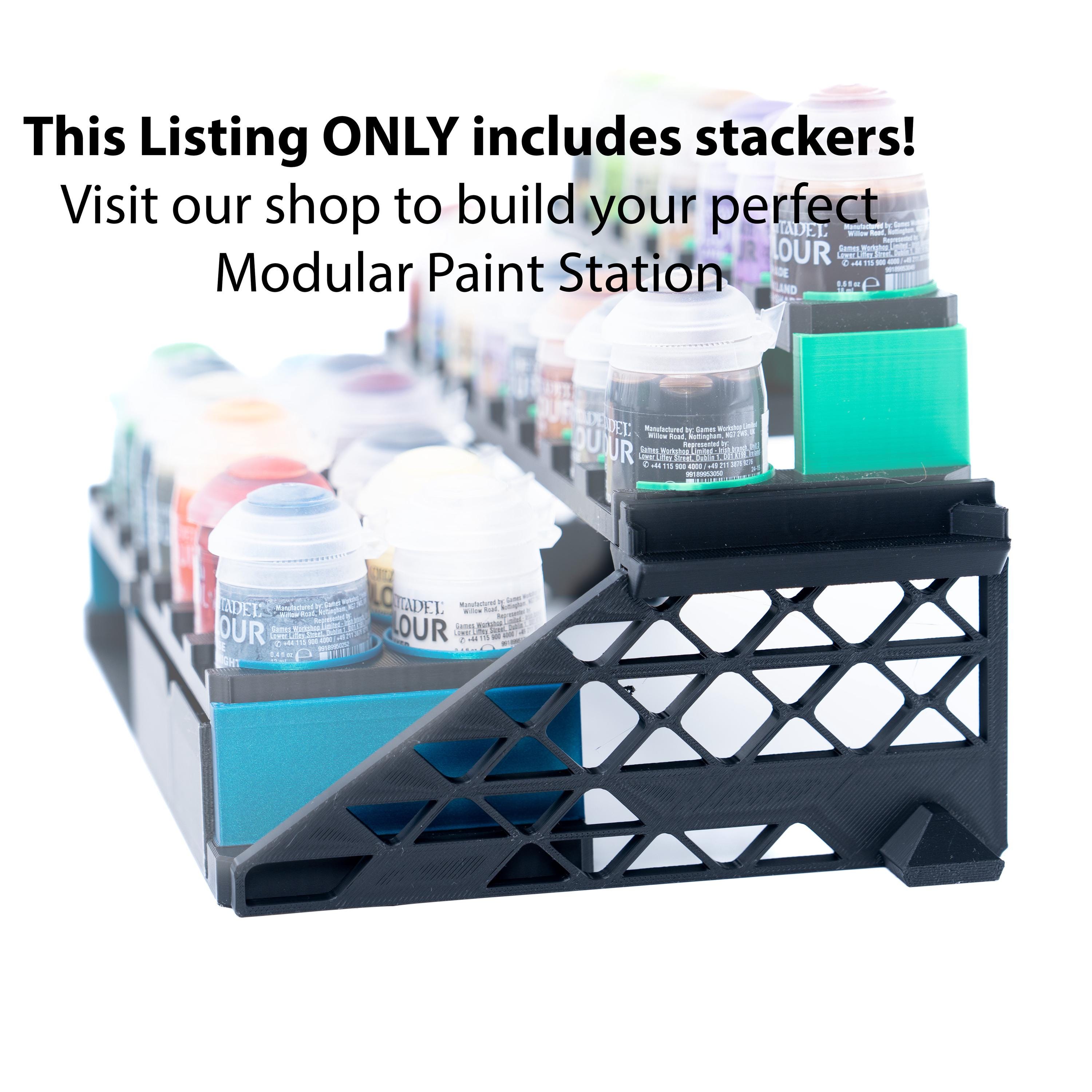 Modular Paint Station Stacking Kit Magnetic Hobby Paint Kit Modular ...