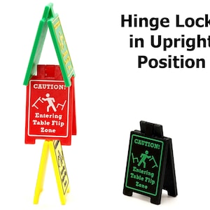 Caution! Desk Flip Zone - Novelty Desk Sign | Novelty Gag Gift - Etsy