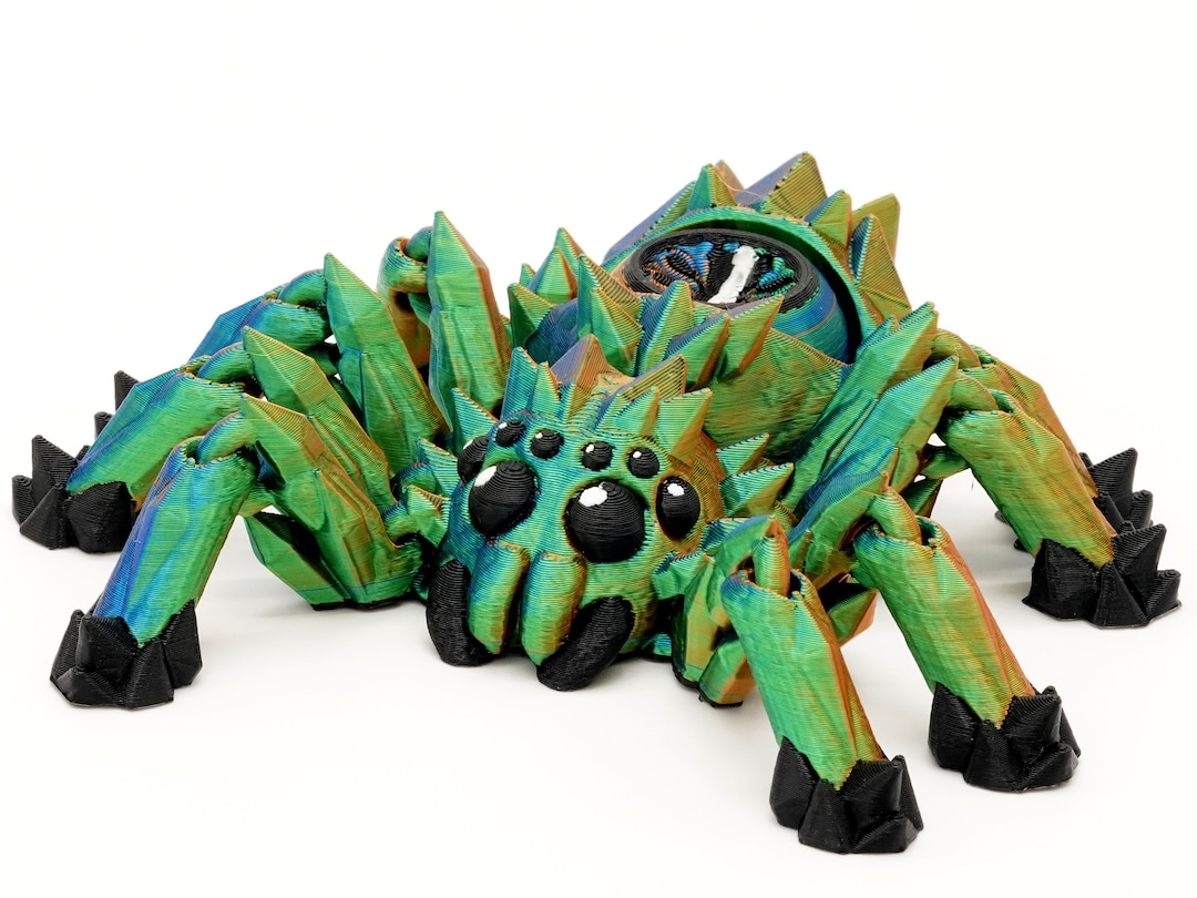 Hector the Spinner Spider | Articulating Spider With Fidget Spinner - Etsy