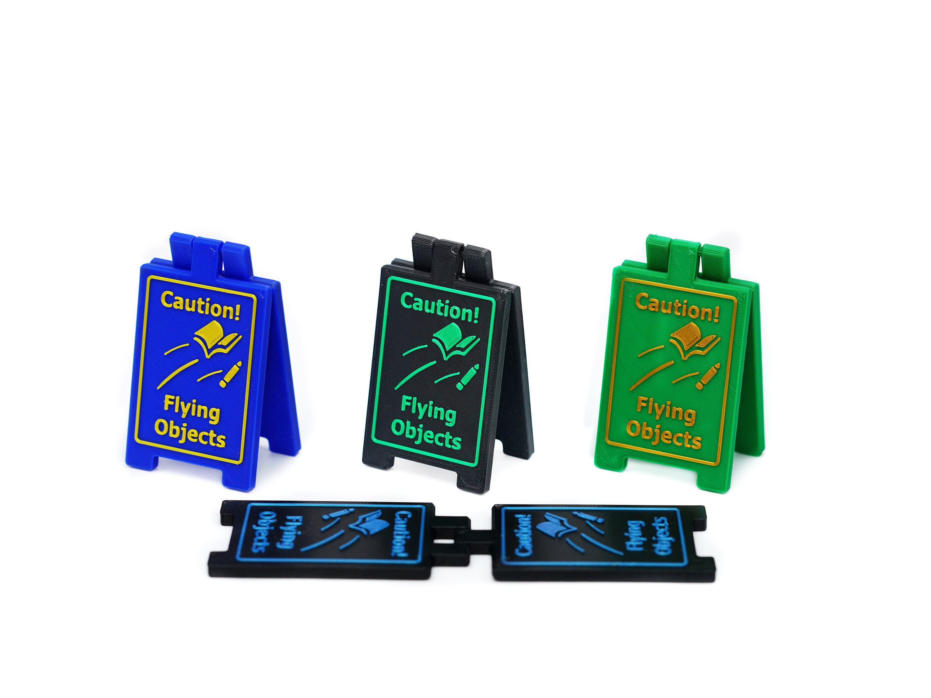 Caution Flying Objects - Mini Desk Sign - Etsy