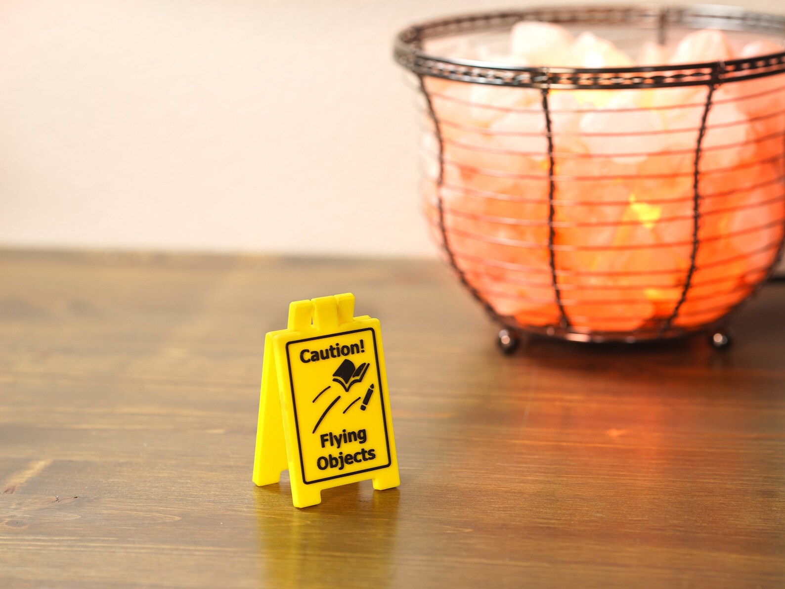 Caution Flying Objects - Mini Desk Sign - Etsy