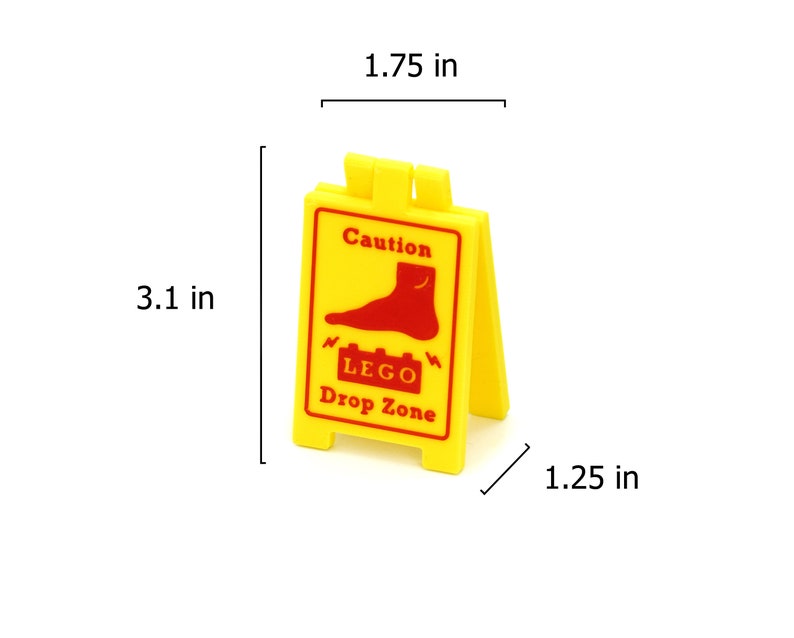 Brick Drop Zone Novelty Desk Sign | Funny Gag Gift Sign | Joke Desk ...