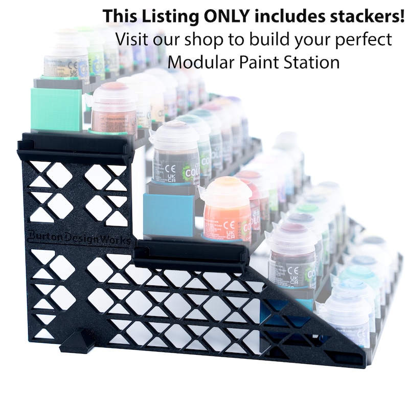 Modular Paint Station Stacking Kit Magnetic Hobby Paint Kit Modular ...