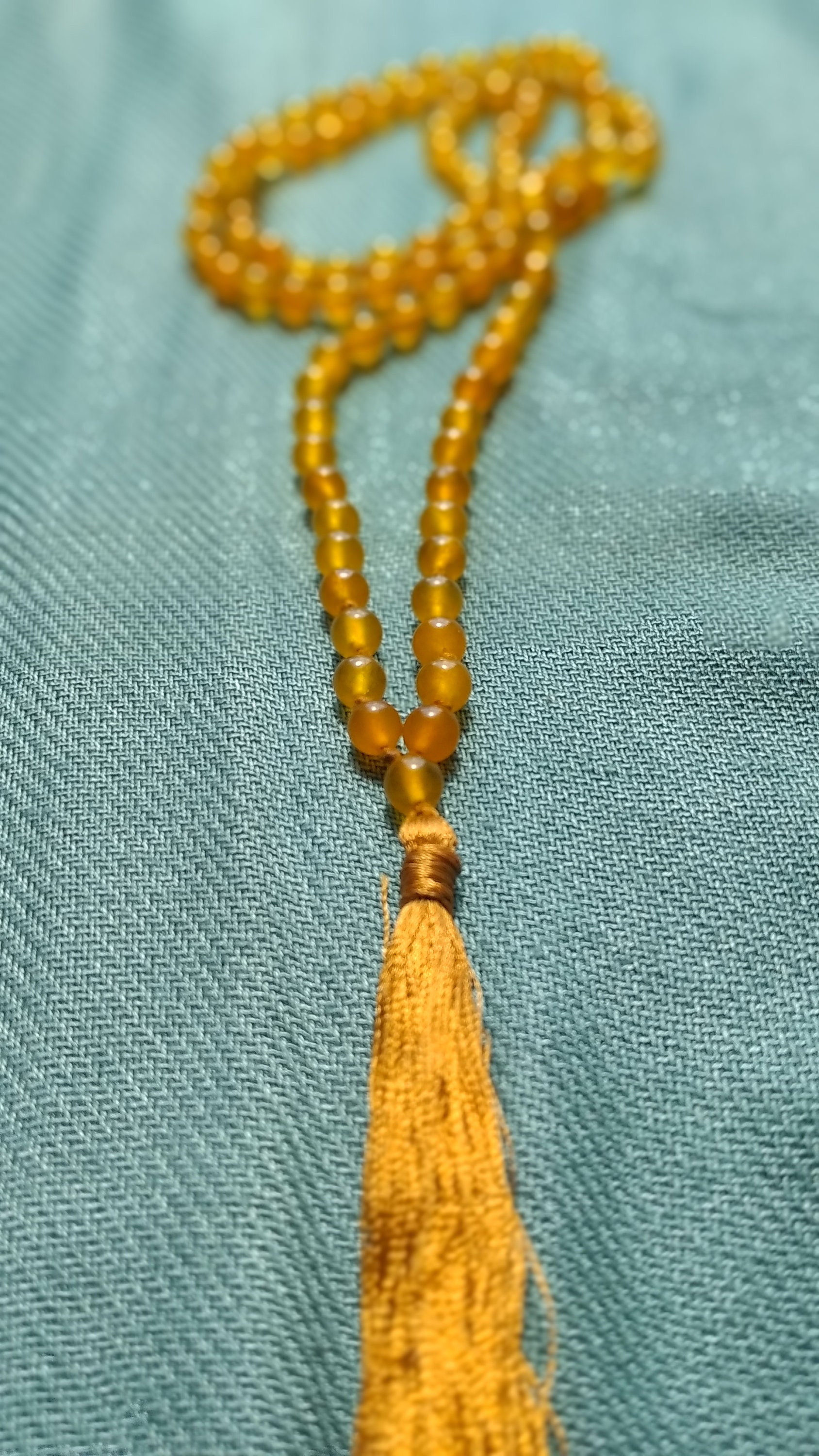 Yellow Sapphire Mala Beads 108 Beads 6mm & Cotton Bag - Etsy