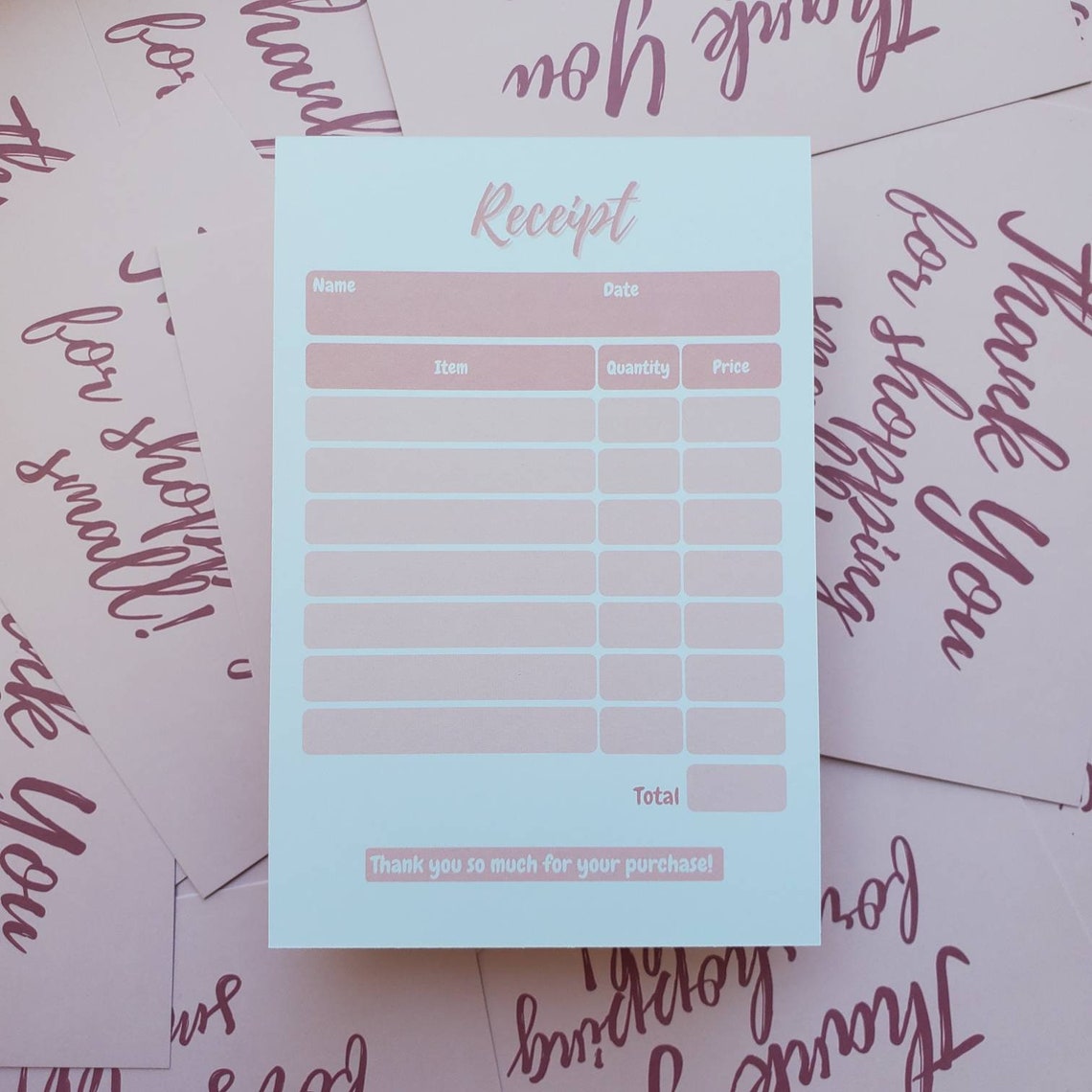 Thank You Postcard Receipt Postcard Small Business - Etsy