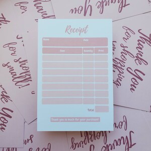 Thank You Postcard Receipt Postcard Small Business - Etsy