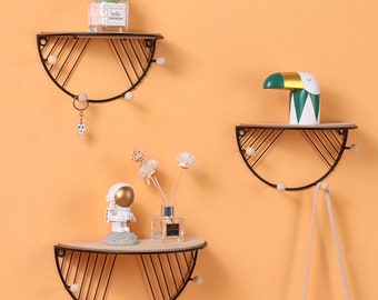 Wood Circle Shelf - Etsy