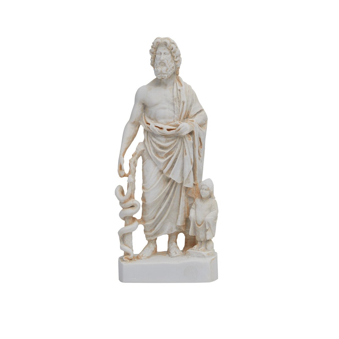 Asclepius Rod Sculpture Symbol of Healing and Health - Etsy