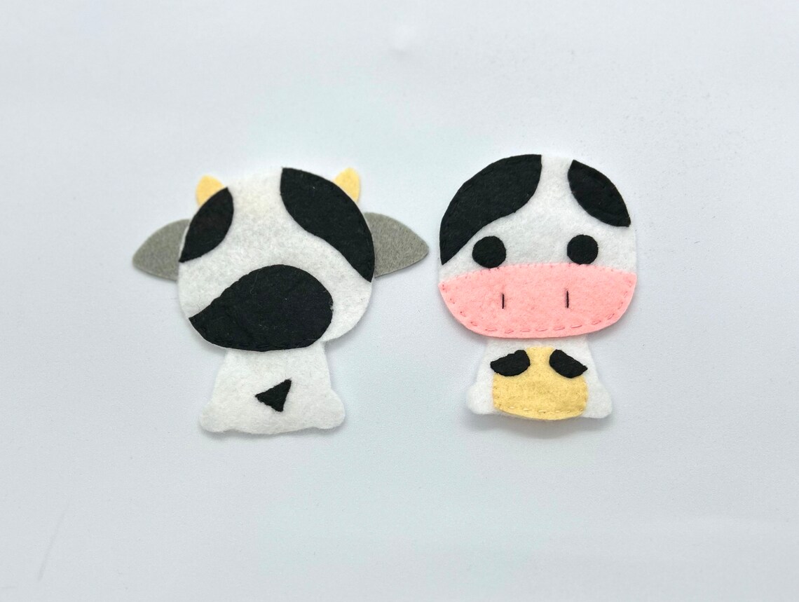 PDF Pattern Little Cowwie Handmade Felt Doll SVG Sewing - Etsy