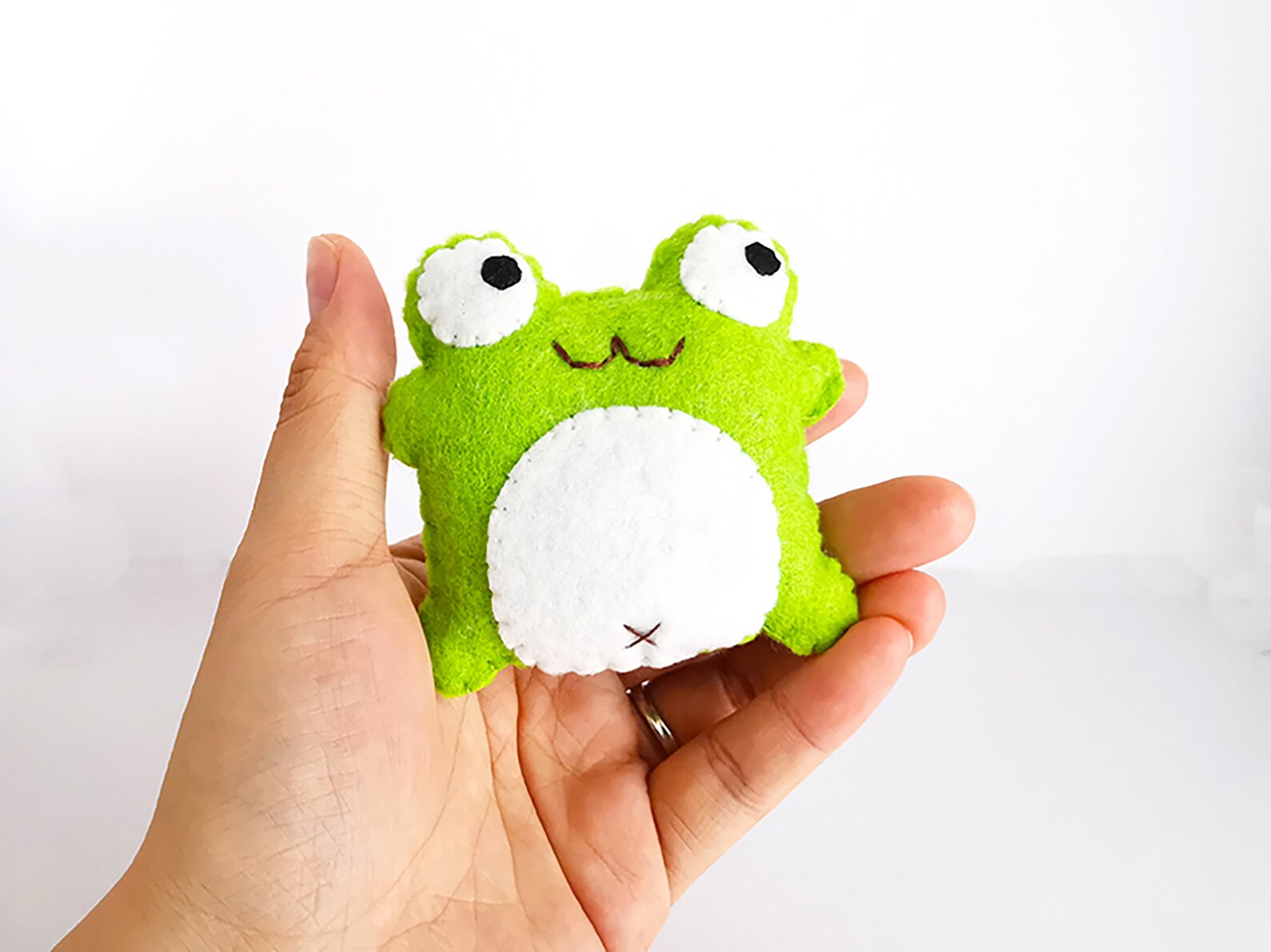 PDF Pattern Little Froggie Handmade Felt Doll SVG Sewing Pattern ...