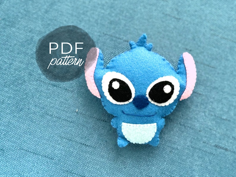 PDF Pattern Little Stitch Handmade Felt Doll SVG Sewing Pattern Digital ...