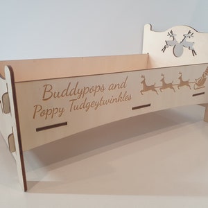 Personalised Elf Bed Double Bed Made From 3MM Birch Plywood Easy Slot ...