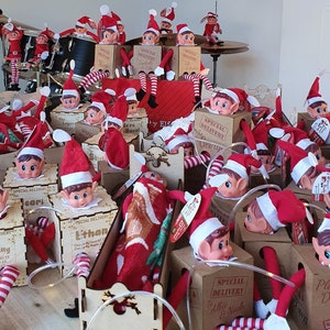 Personalised Elf Bed Single Bed Made From 3MM Birch Plywood Easy Slot ...