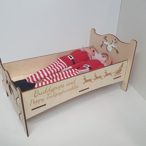 Personalised Elf Bed Double Bed Made From 3MM Birch Plywood Easy Slot ...