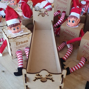 Personalised Elf Bed Single Bed Made From 3MM Birch Plywood Easy Slot ...