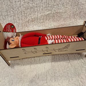 Personalised Elf Bed Single Bed Made From 3MM Birch Plywood Easy Slot ...