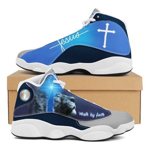 Jesus Walk by Faith Design High Top Sneakers Men Shoes Women - Etsy