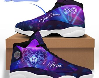 Aries Zodiac Sign Personalized Men Women High Top Sneakers - Etsy