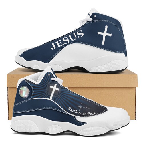 Jesus Walk by Faith Design High Top Sneakers Men Shoes Women - Etsy