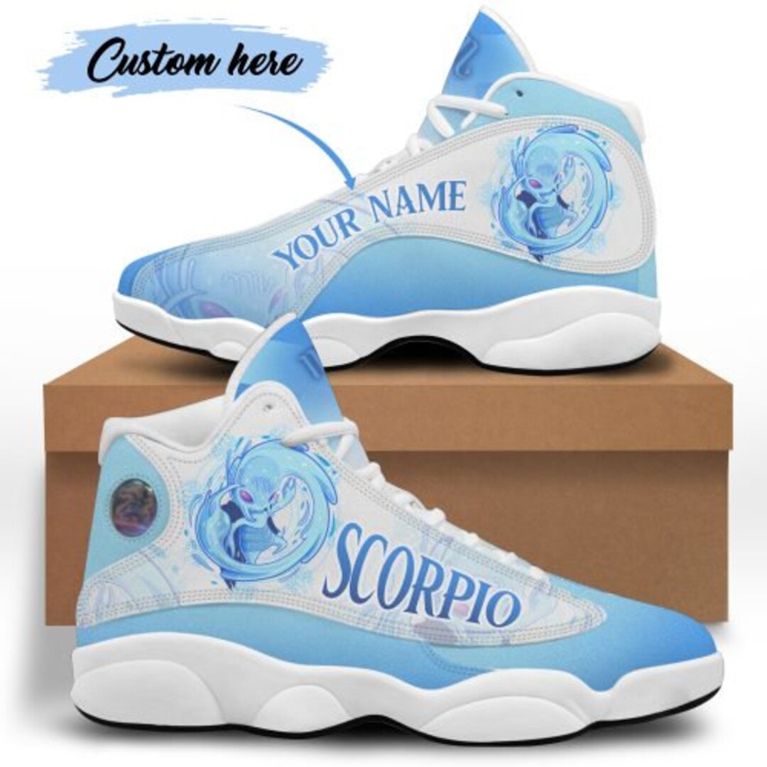 Scorpio Sign Design Shoes, Scorpio Zodiac Custom Sneakers, Men Shoes ...