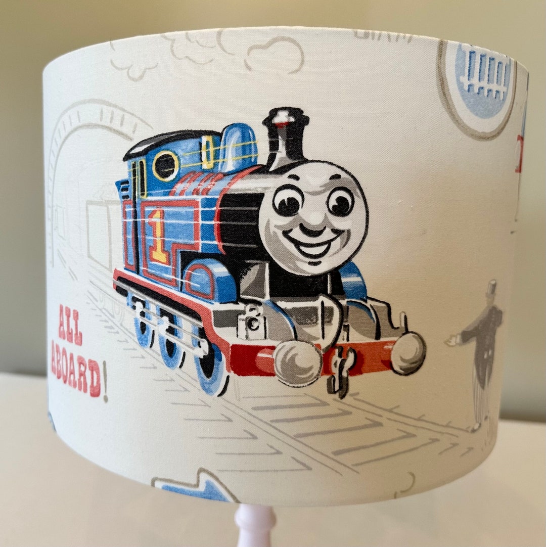 Thomas the Tank Engine Lampshade Childrens Bedroom Decor Childrens ...