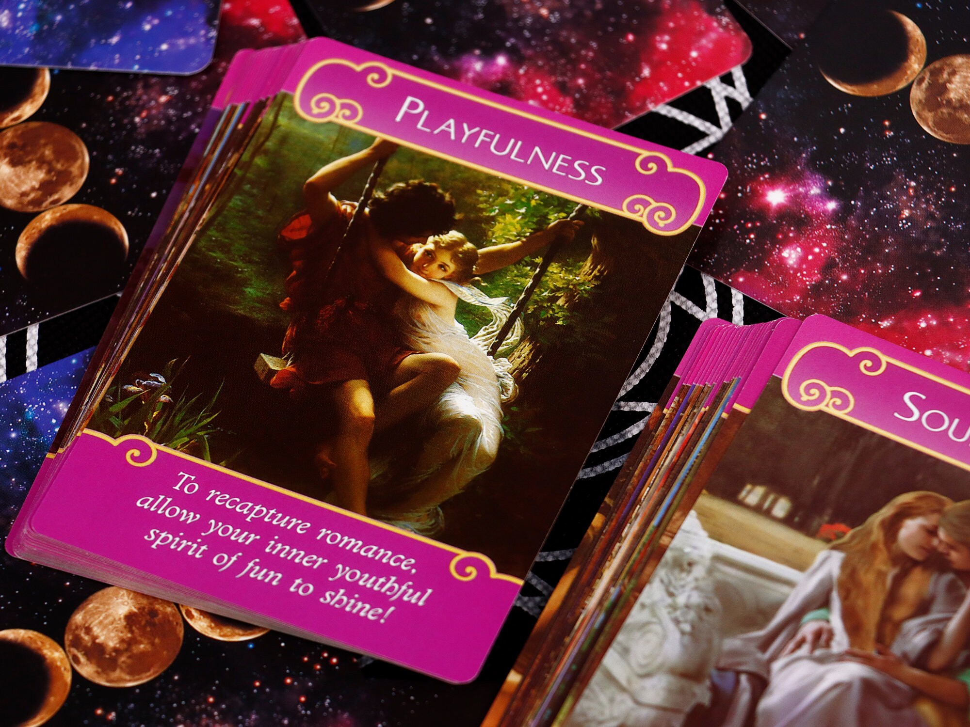 The Romance Angels oracle cards deck with book Pink oracle | Etsy