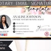 Notary Gmail Signature Template, Editable Email Signature for Notary ...