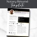 Notary Marketing Resume Template, Loan Signing Agent Introduction ...