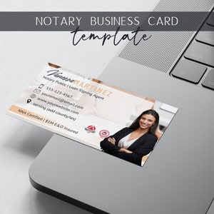 Notary Business Cards, Loan Signing Agent Card, Notary Signing Agent ...