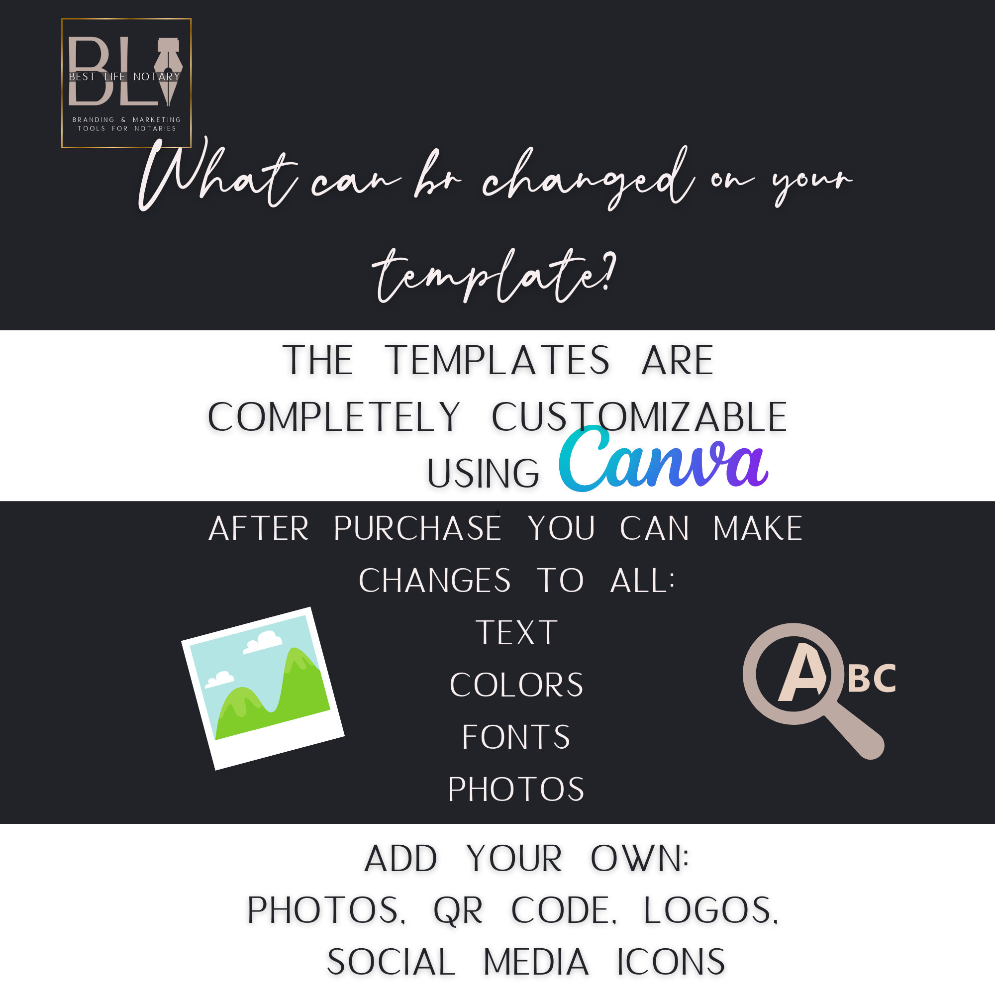 Notary Gmail Signature Template Editable Email Signature for - Etsy