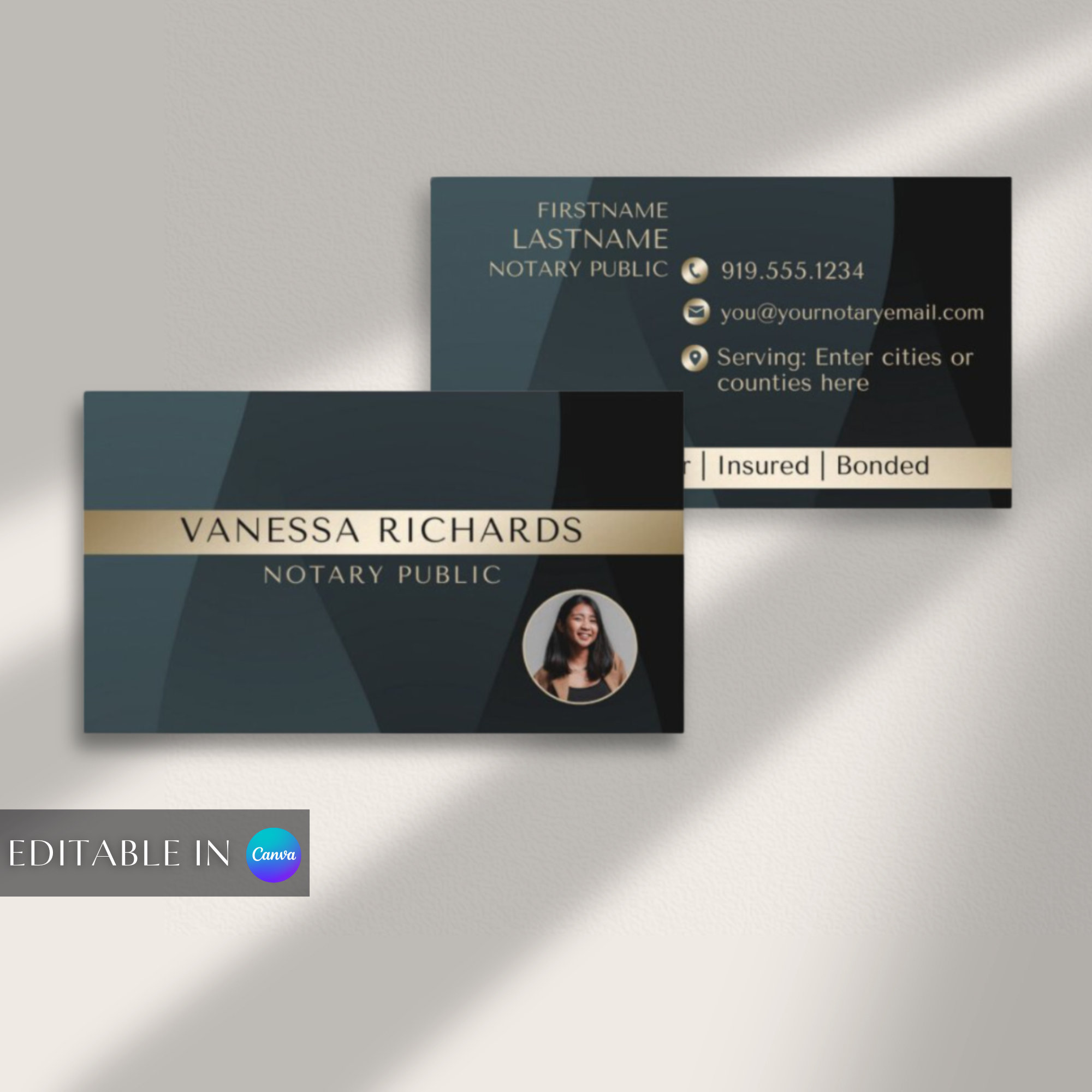 Notary Public Business Cards Notary Public Business Card | Zazzle