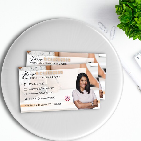 Loan Signing Agent Business Cards - Etsy