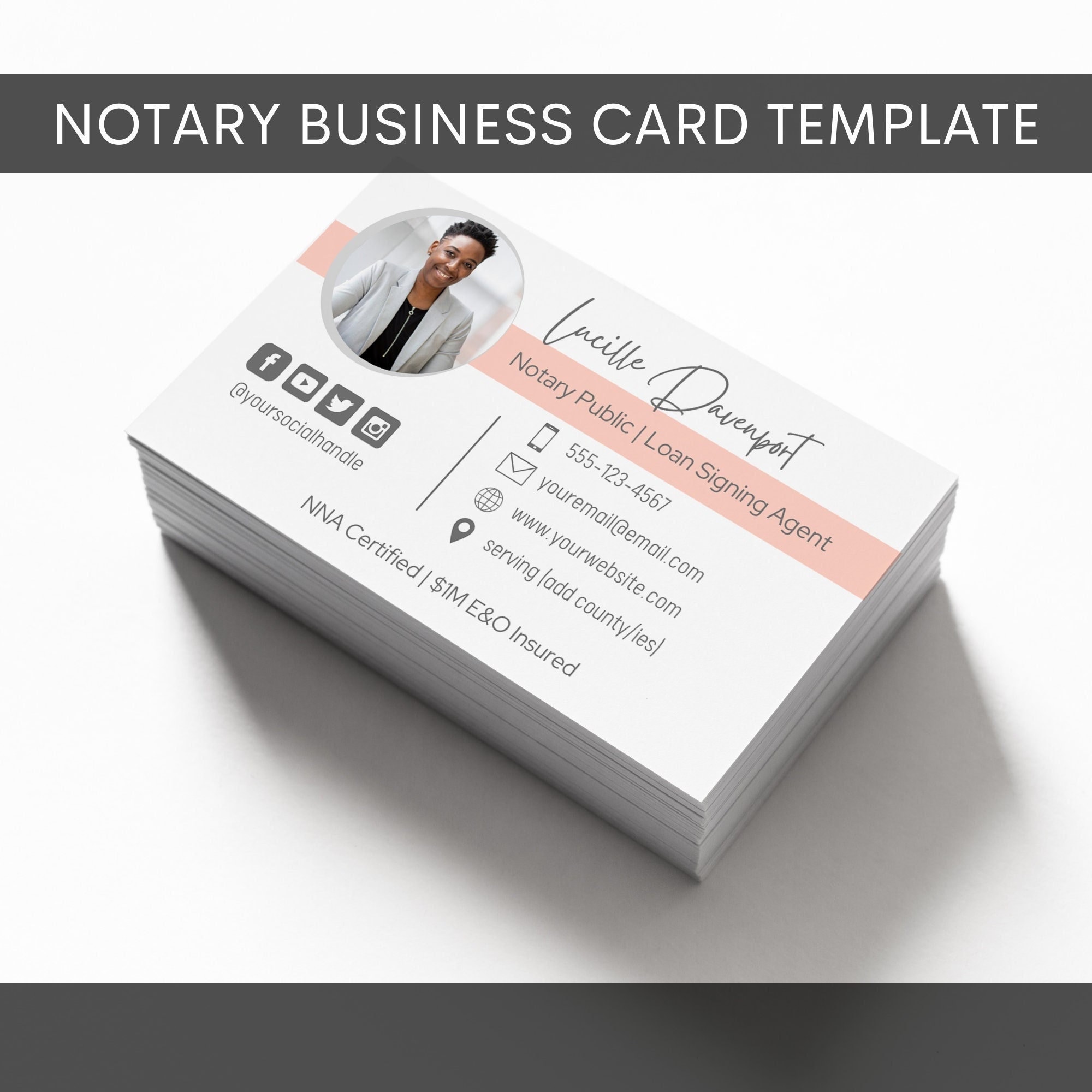 Notary Public Business Cards