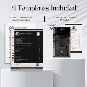 Professional Notary Price List Template Bundle, Animated Notary Pricing ...