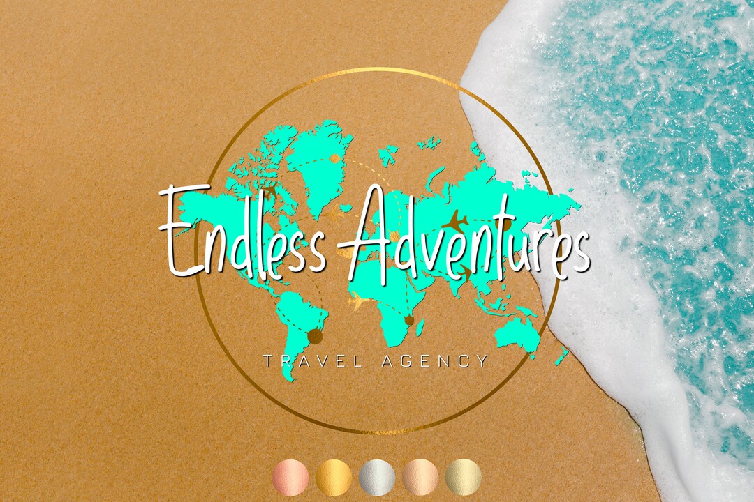 Travel Logo, Travel Agent Logo, Travel Blogger Logo, Premade Logo ...